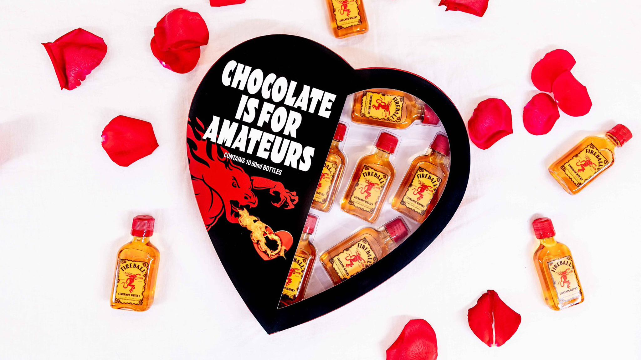 Fireball Unleashes “Chocolate Is For Amateurs” Heart-Shaped Valentine’s ...