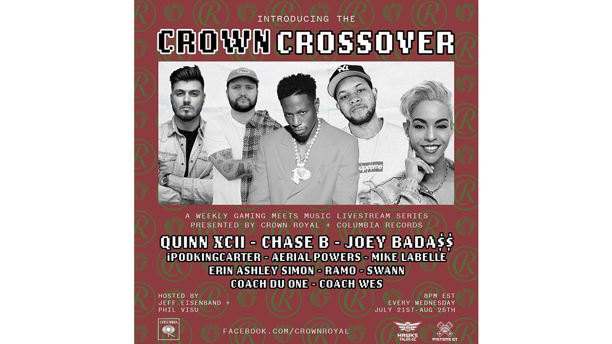 Crown Royal Teams Up With Columbia Records For NBA 2K Gaming Series ...